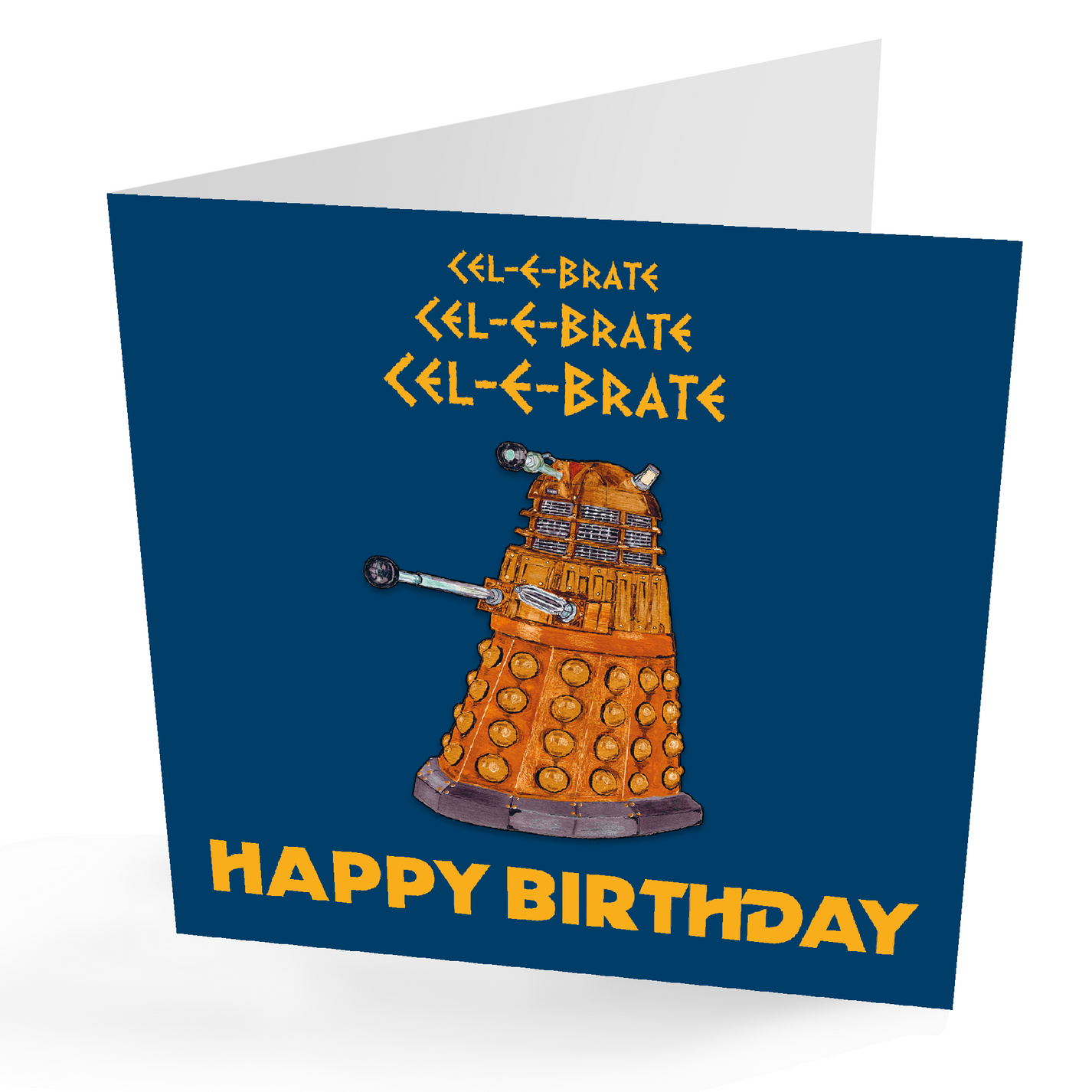 Fun Dr Who Dalek Card. Dr Who Birthday Card – PRESENTING PERFECTION