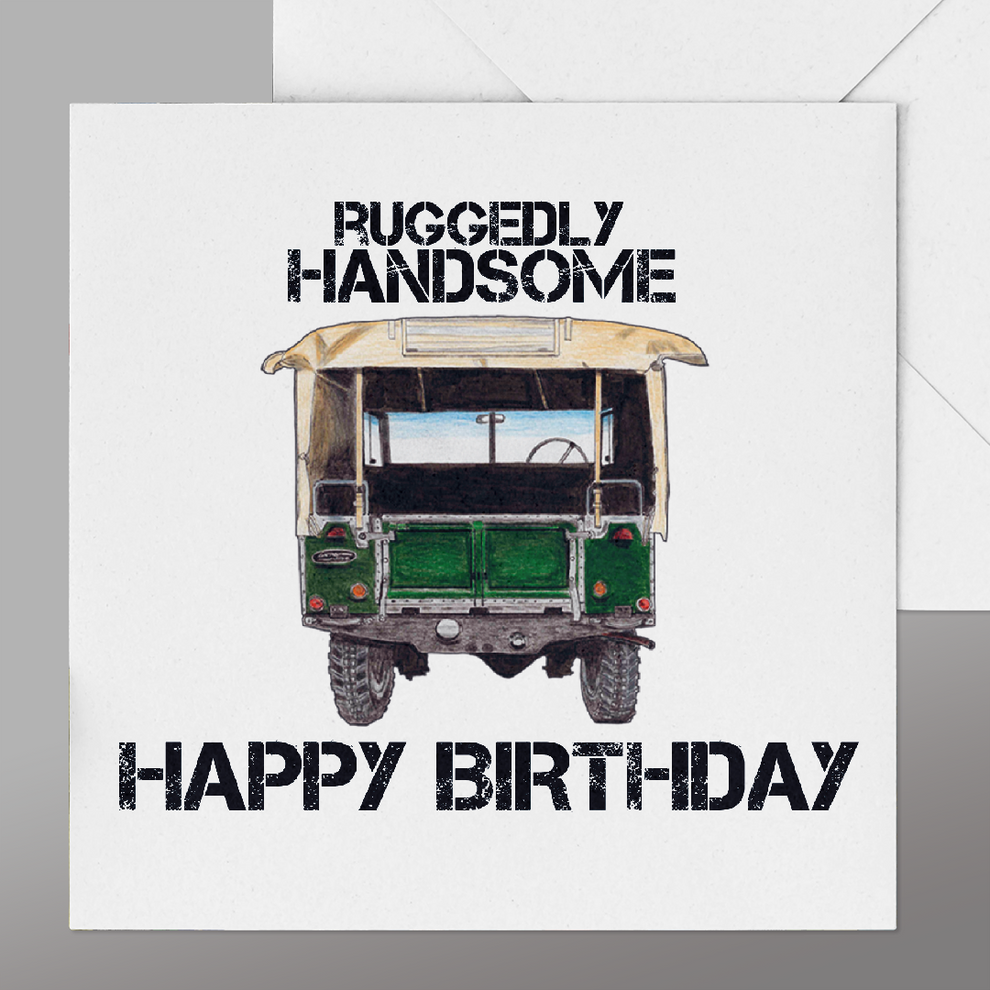 Fun Landrover Happy Birthday Series 1 Card – PRESENTING PERFECTION